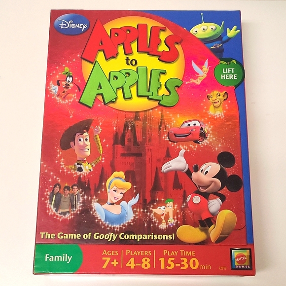Mattel Games | Toys | Disney Apples To Apples Card Game | Poshmark